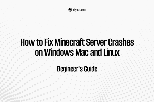 How to Set Up a Minecraft Server for Multiplayer in 2025 - Siynet